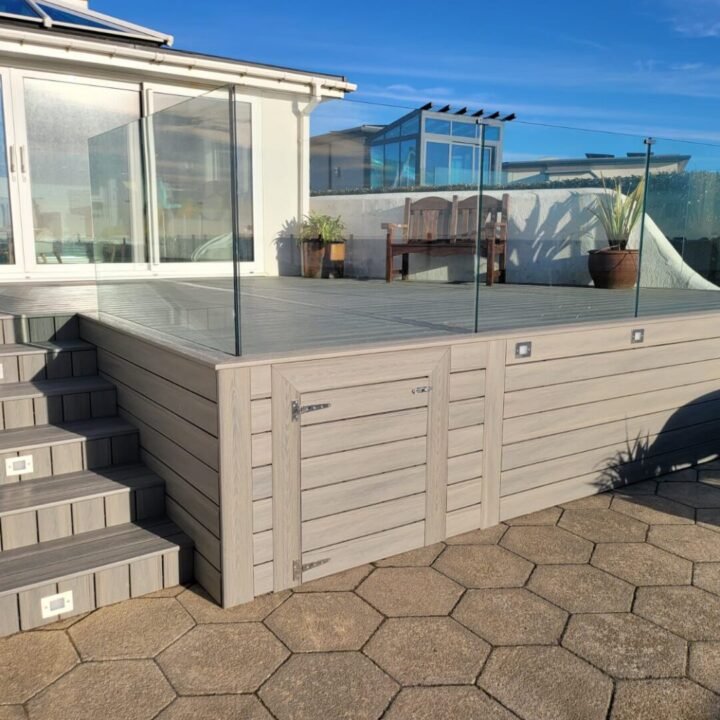 Waterfront Raised Decking – Milford on Sea, Lymington